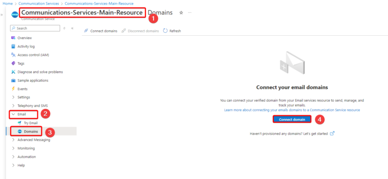 Setting up Email Communication Services in Azure. | Aashu Technologies